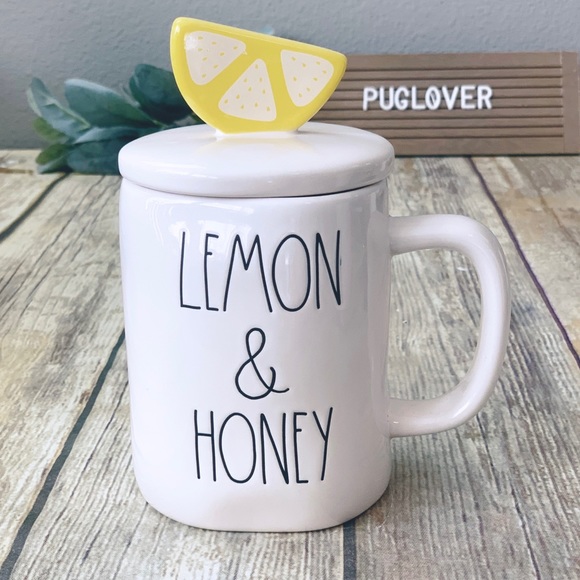 Rae Dunn | Accessories | Rae Dunn Lemon Topper Mug Lemon Honey | Poshmark